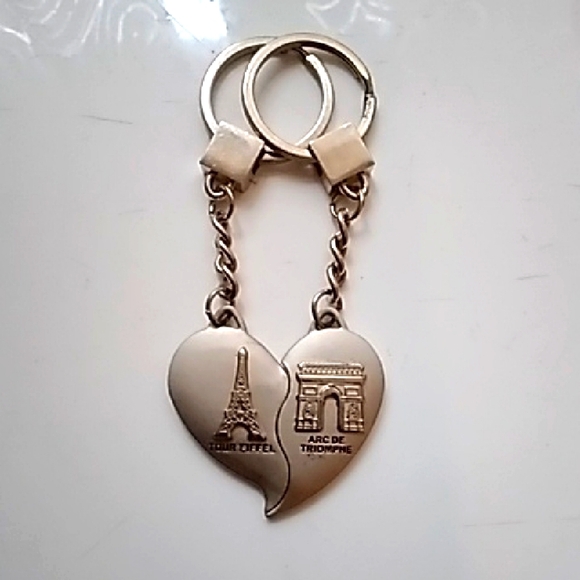 Other | Silver Eiffel Tower And Arc De Triomphe Keychain | Poshmark